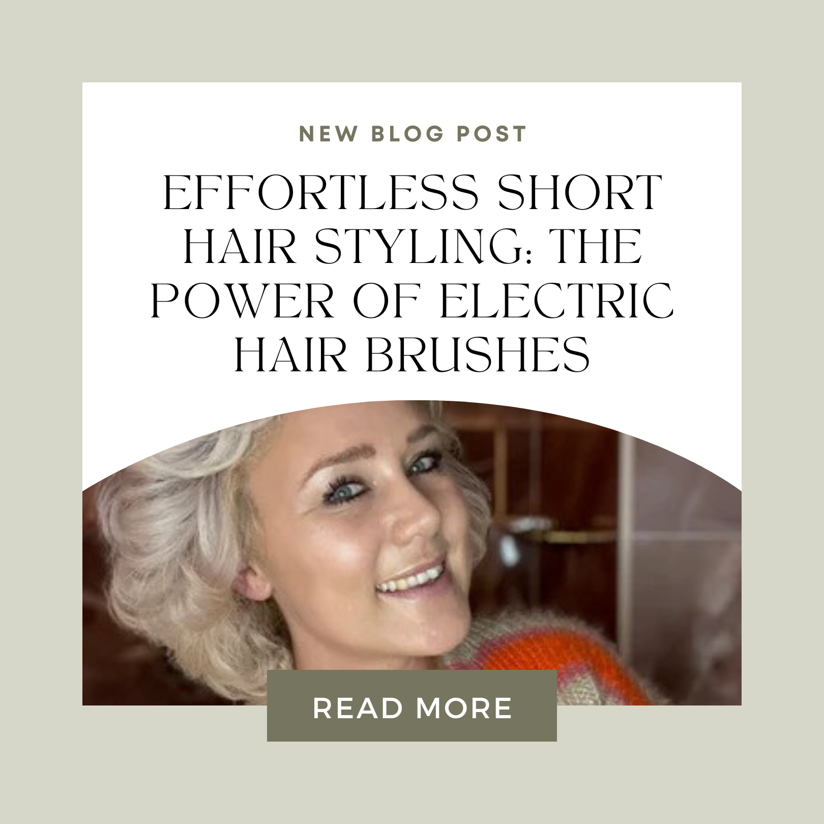 Effortless Short Hair Styling with Electric Hair Brushes